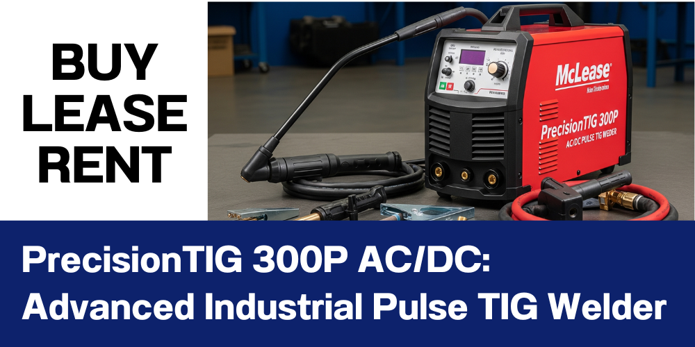 McLease PrecisionTIG 300P AC/DC - Industrial Pulse TIG Welder